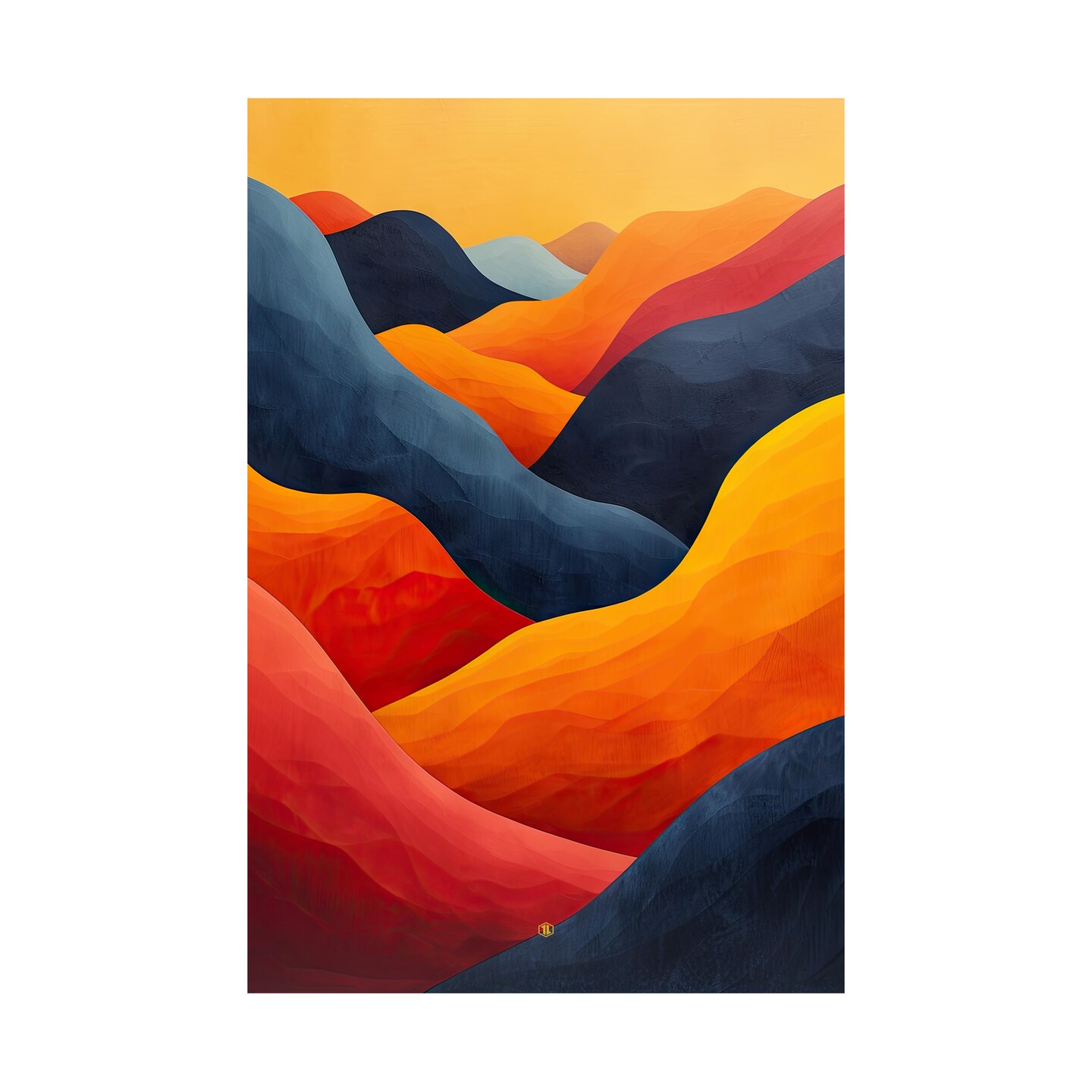 Modern Abstract Art, Office Poster, Home Decor | S2A47 | MakerPlace by ...