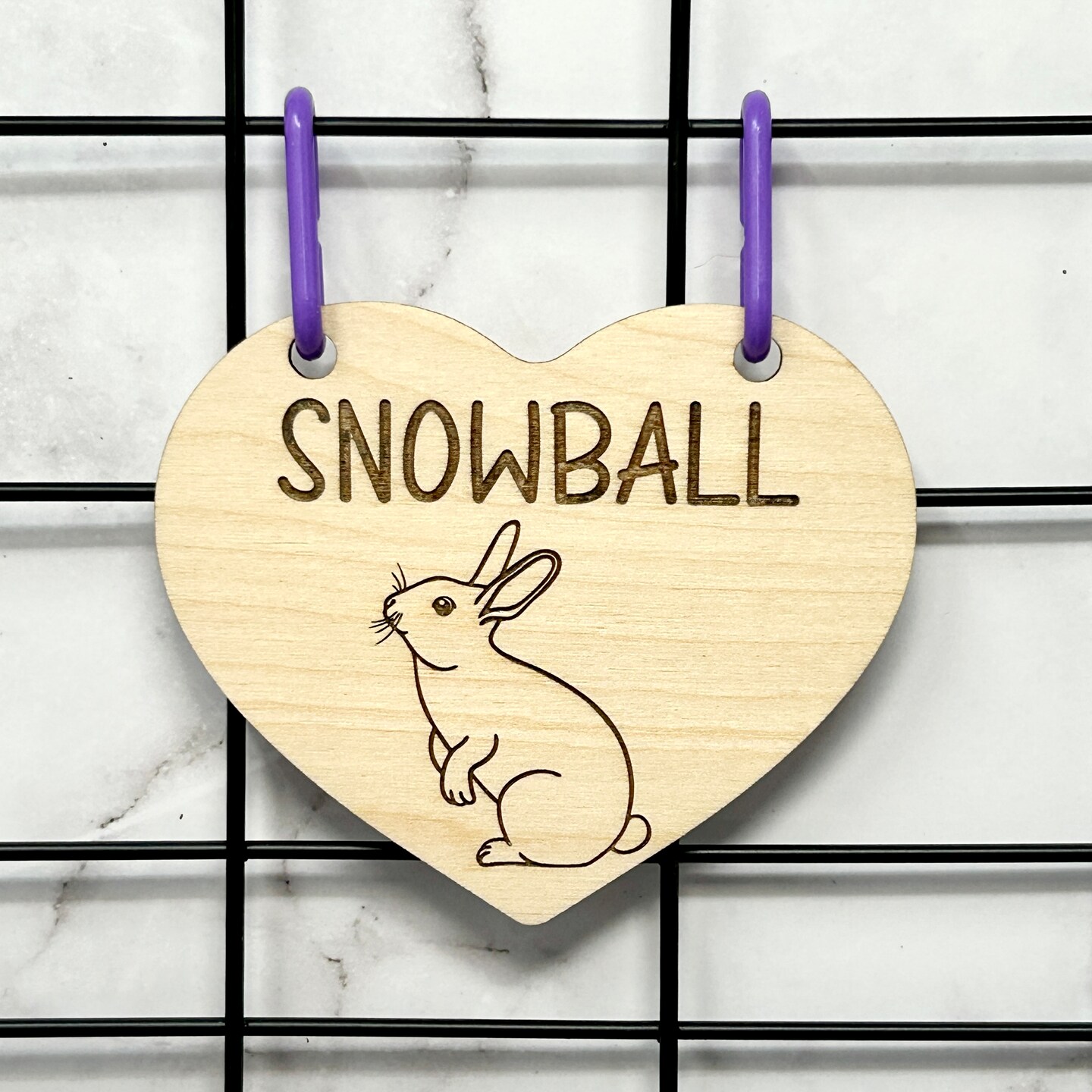 Bunny Name Tag, Rabbit Name Tag, Bunny Accessories for Rabbits, Cage ...