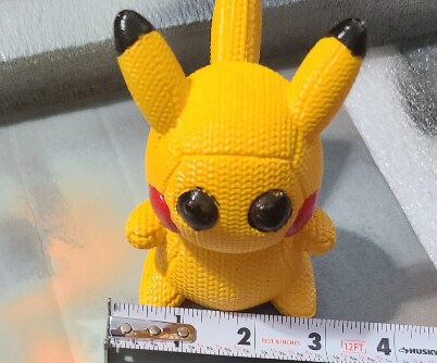 Handcrafted Crochet Pikachu Collectible - 3D Printed | MakerPlace by ...