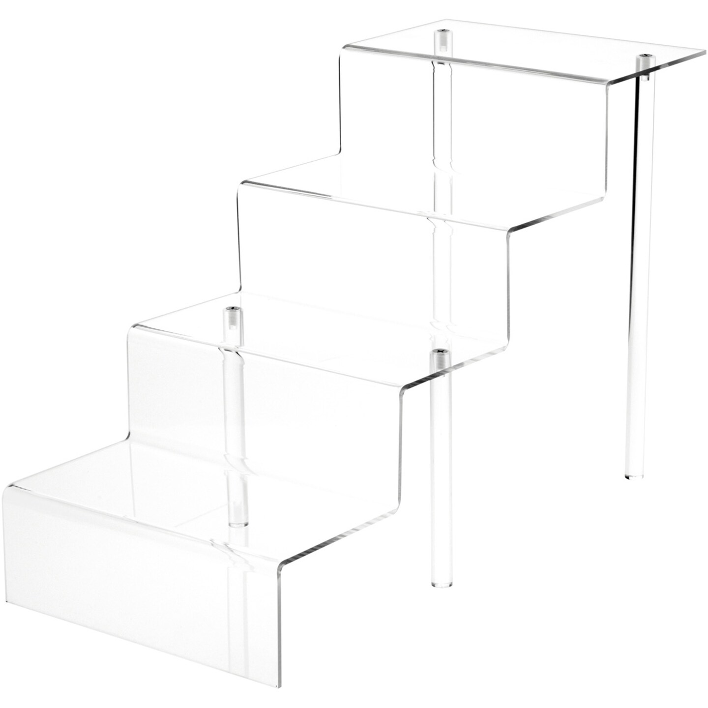 Plymor Clear Acrylic Large 4-Step Display Stairs | Michaels
