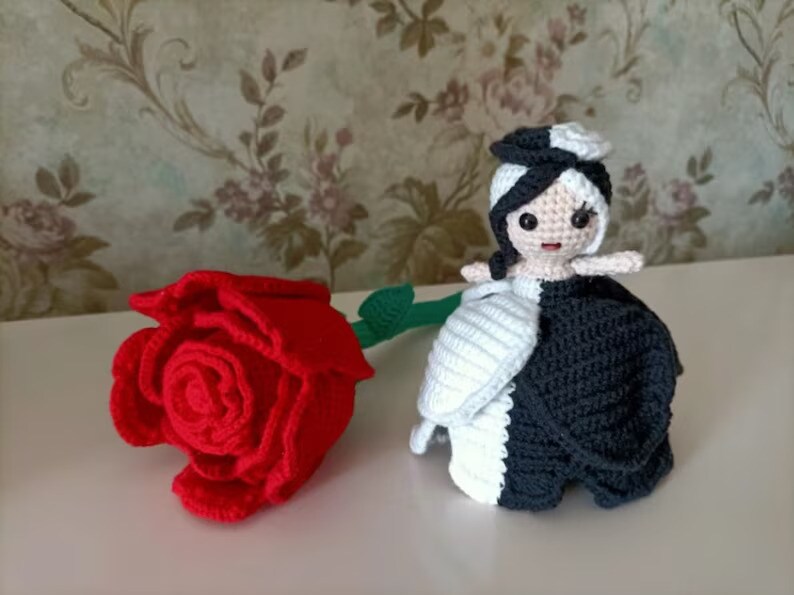Handcrafted Reversible Fairy-to-Rose Amigurumi Doll: Perfect for ...