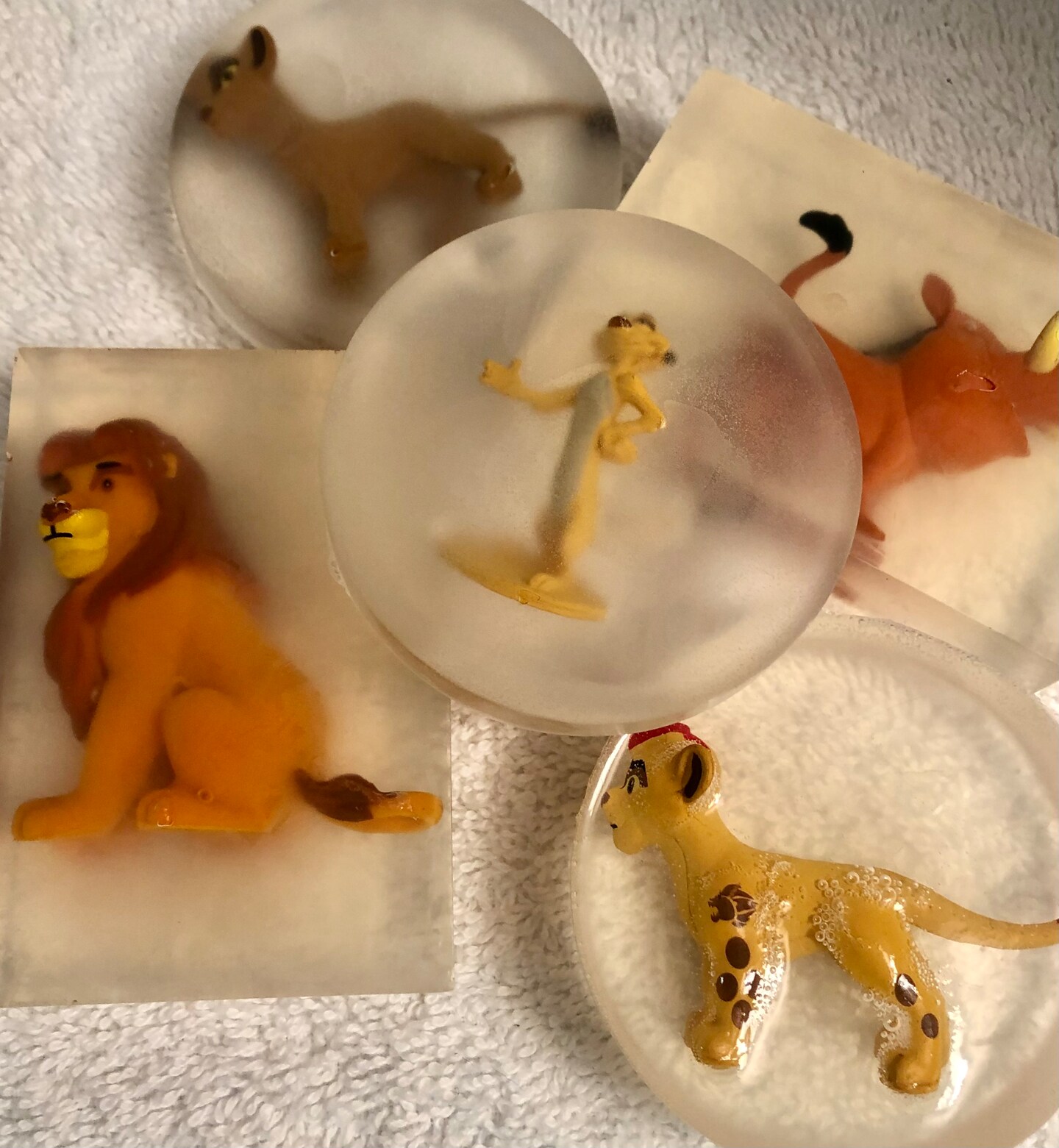 Lion King Inspired Kids Soap with Simba, Mufasa, Scar, etc Individual ...