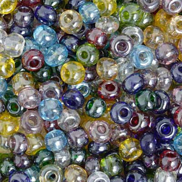 John Bead 2/0 Czech Glass Transparent Seed Beads, 500g | Michaels