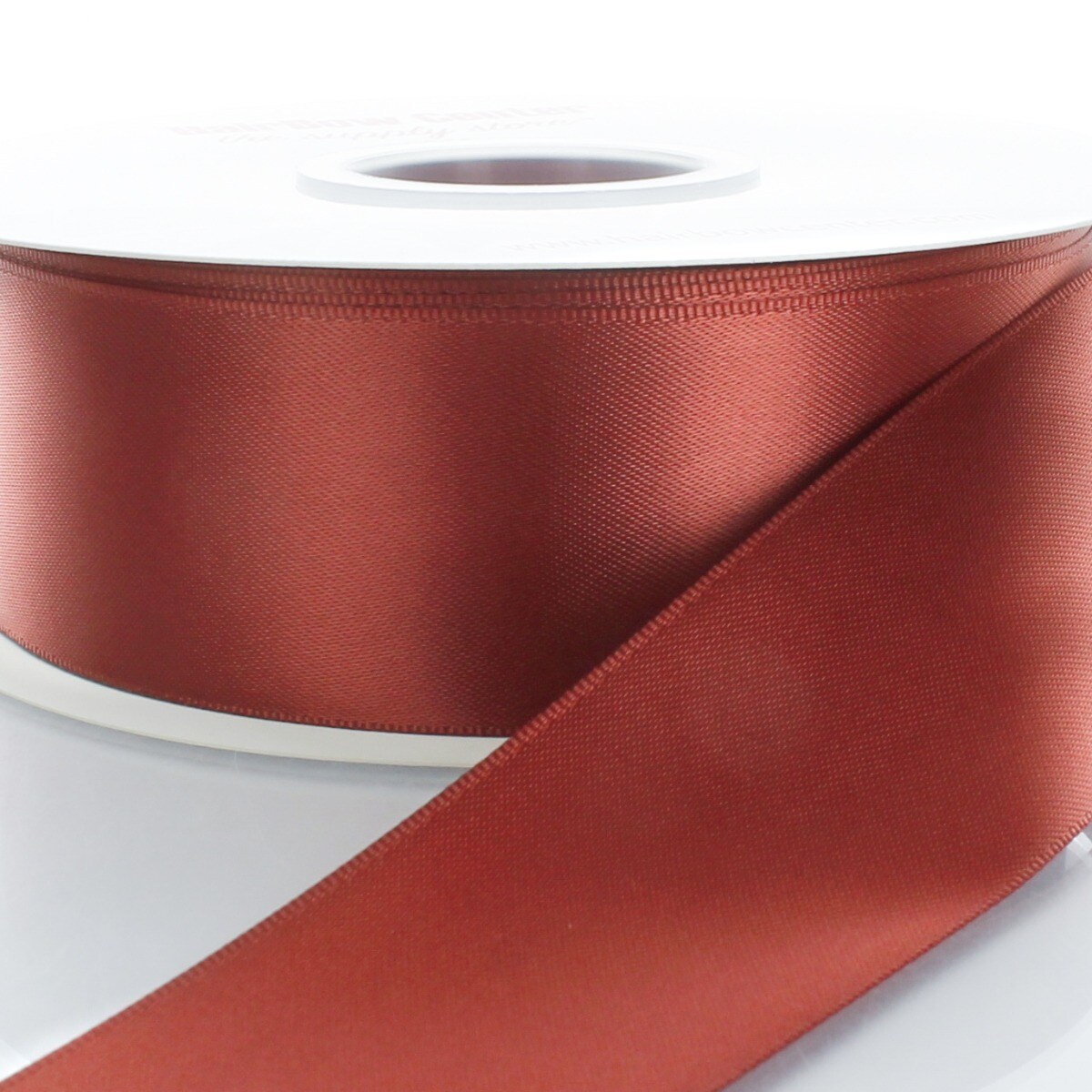 4" Double Faced Satin Ribbon 780 Rust 3yd | Michaels