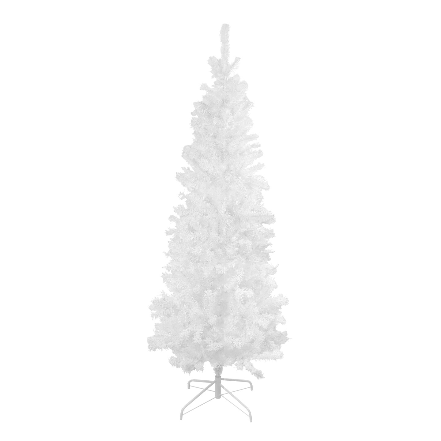 Northlight Slim White Winston Pine Artificial Christmas Tree - 6.5 ...
