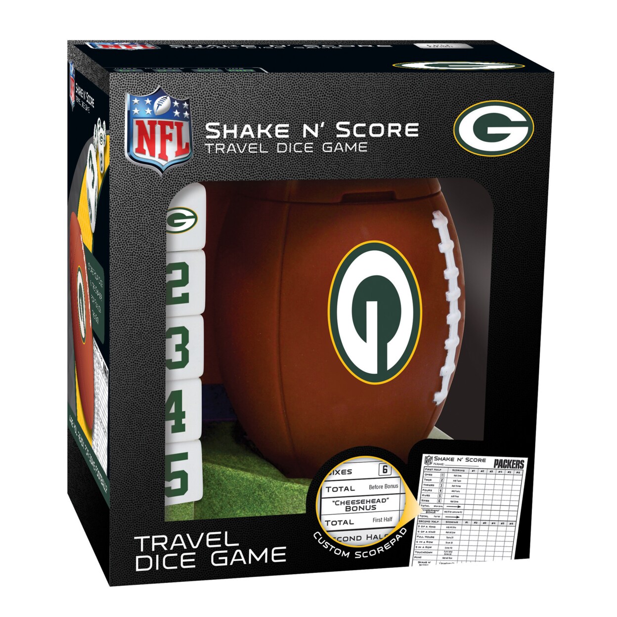 Masterpieces Officially Licensed NFL Green Bay Packers Shake N' Score ...