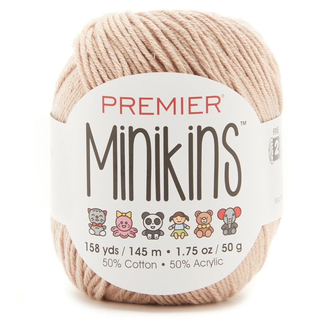 Premier Minikins Yarn-Steel Cut Oats, Count: 1, Model: 2103-36 | Michaels