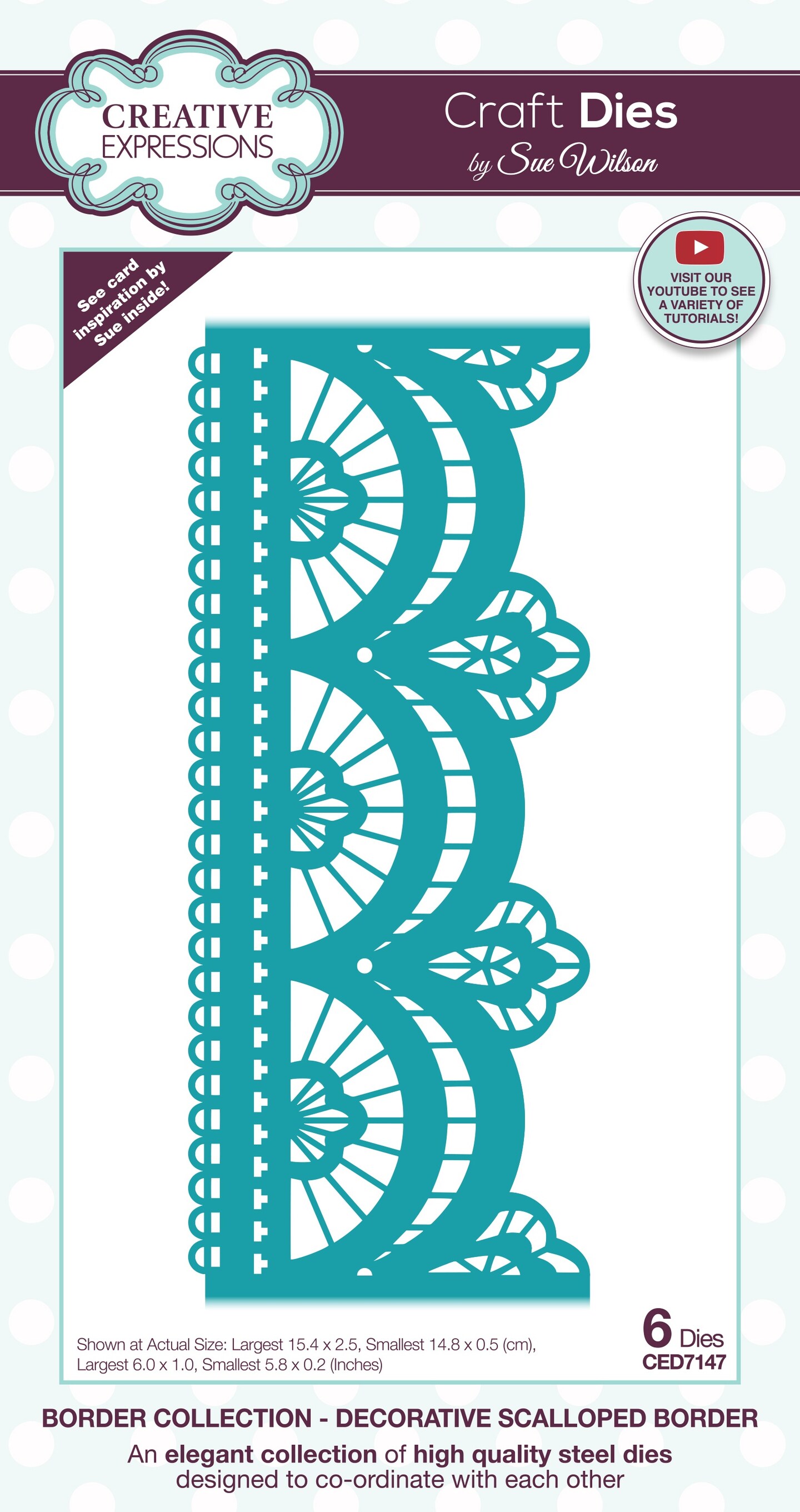 Creative Expressions Craft Dies By Sue Wilson-Border - Decorative ...