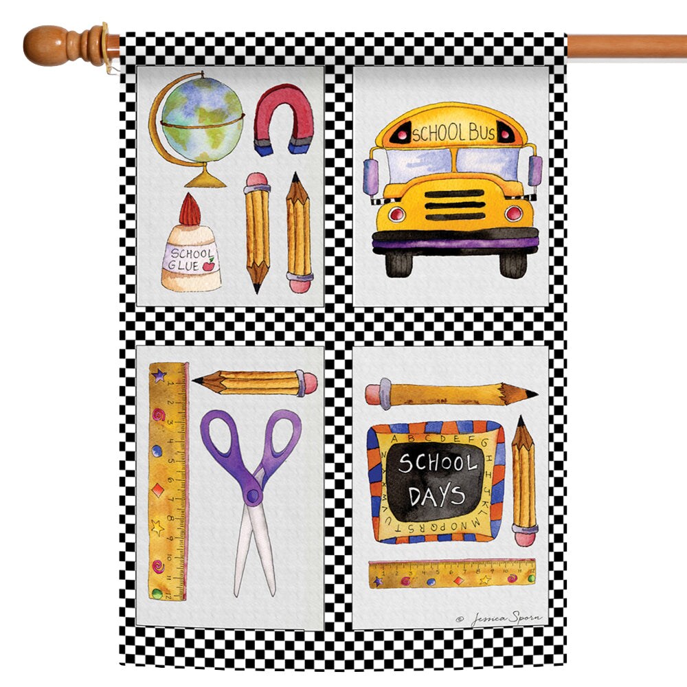 School Stuff Decorative Classroom Flag | Michaels