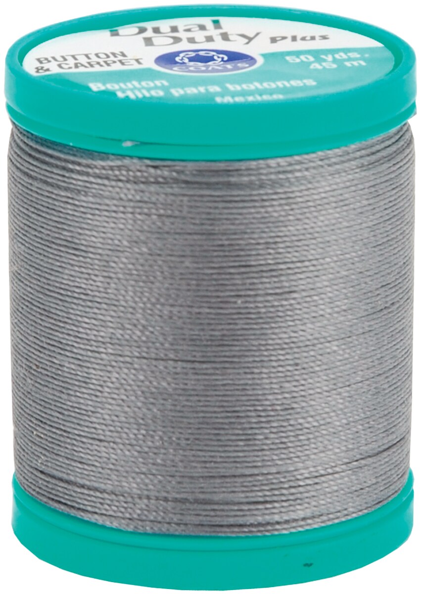 Coats Dual Duty Plus Button & Carpet Thread 50yd-Slate | Michaels
