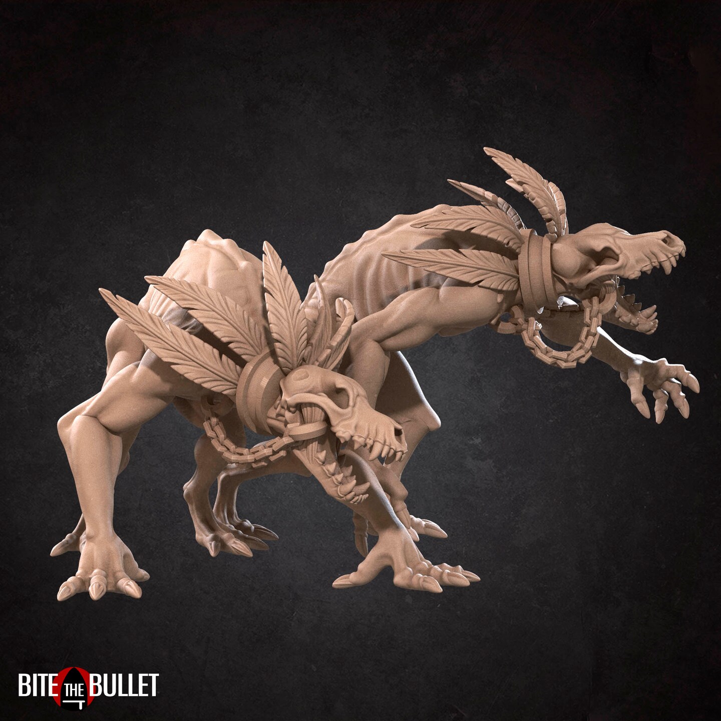 2 Zombie Dogs from Bite the Bullet's Bullet Hell: Heroes set. Total ...