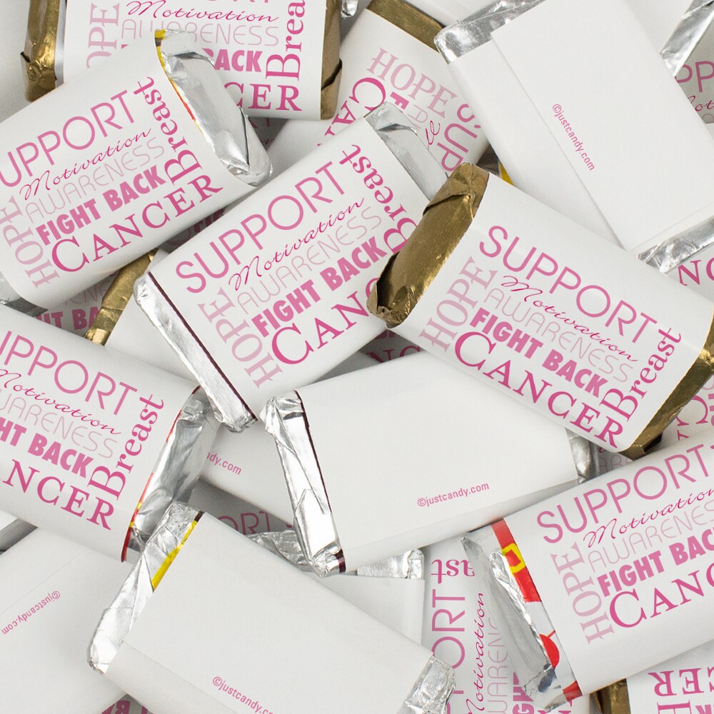 Breast Cancer Awareness Candy Hershey s Miniatures Chocolate Pink