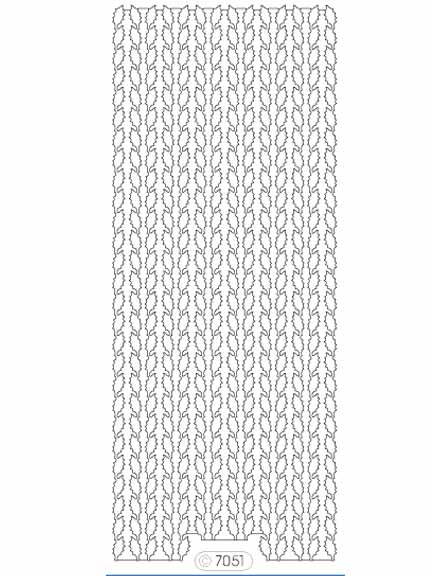 Starform Deco Stickers - Holly Border - Glitter Purple | Michaels