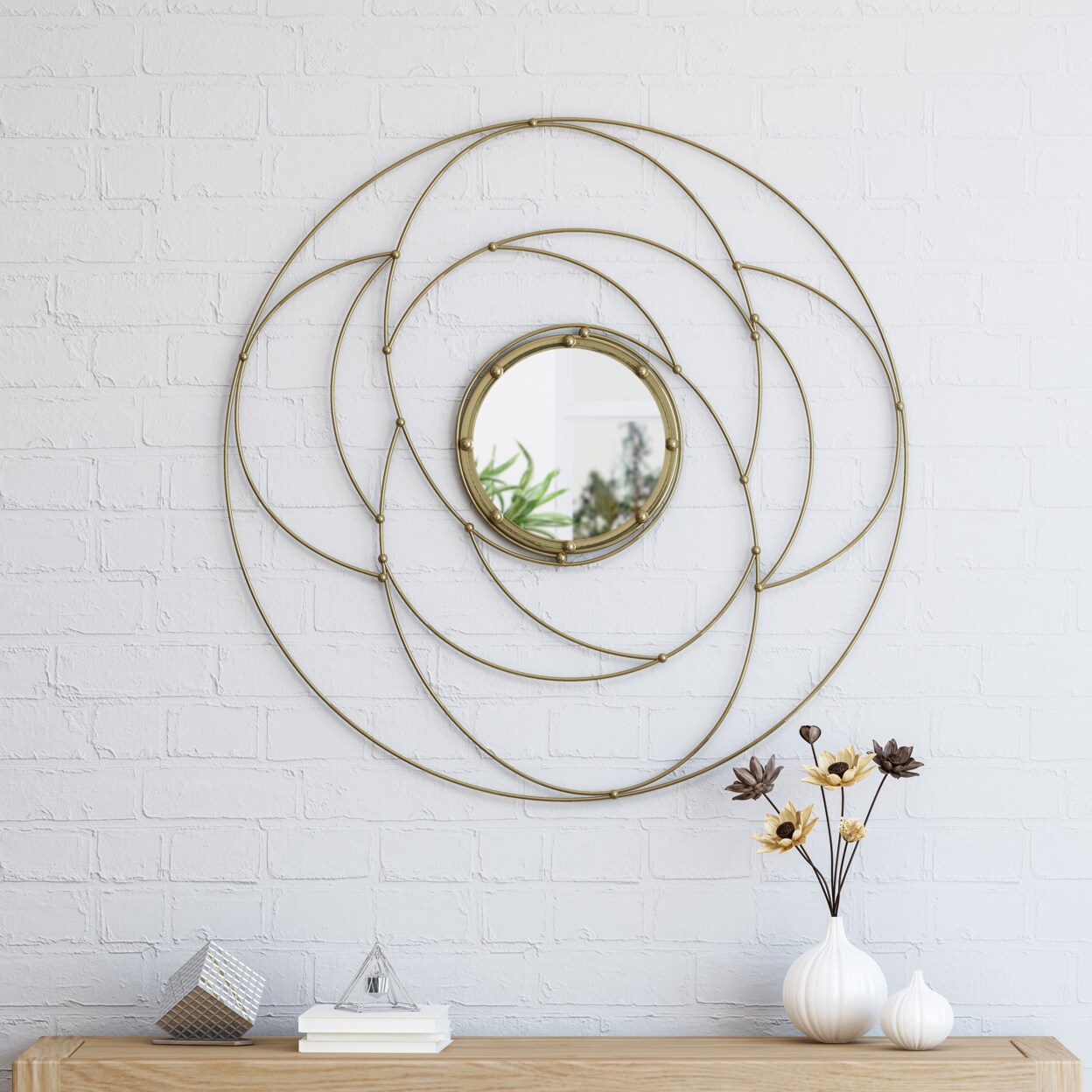 GDFStudio Aileen Modern Circular Wall Mirror | Michaels