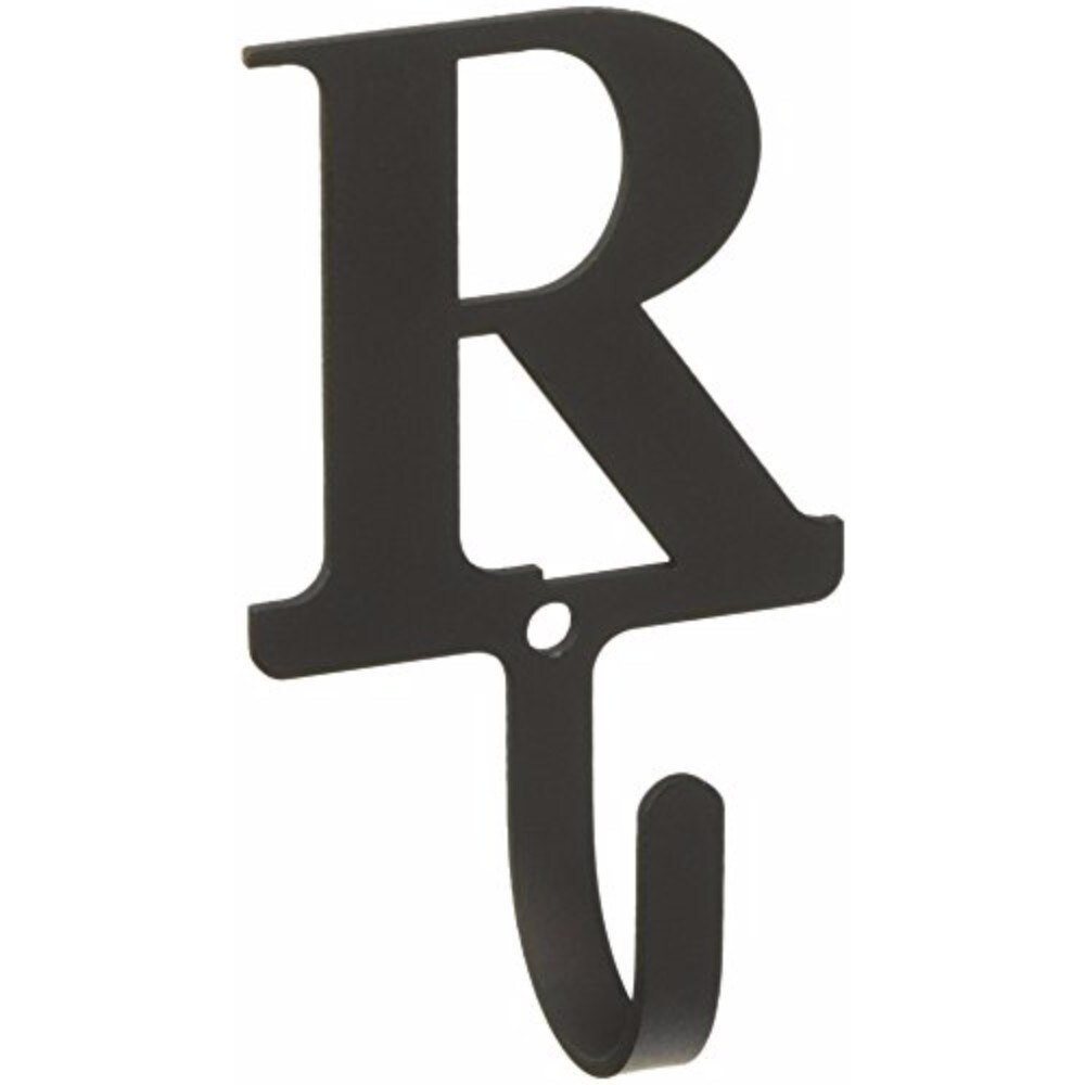 Village Wrought Iron 3.63 Inch Letter R Wall Hook Small | Michaels