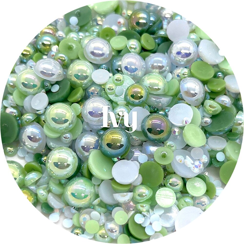 Flatback Pearl & Rhinestone Mix - Ivy by Glitter Heart Co.™ | Michaels