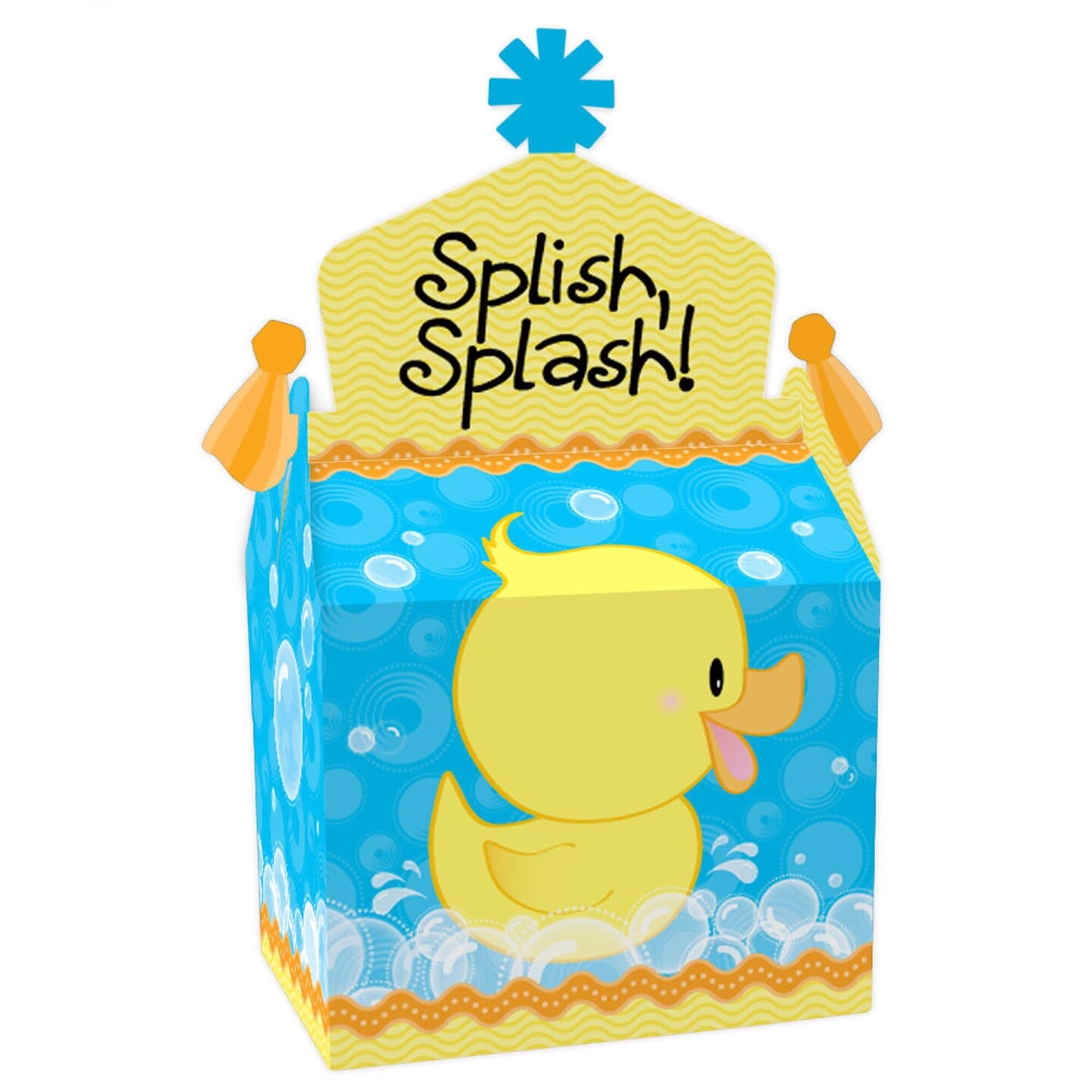 Big Dot of Happiness Ducky Duck - Treat Box Party Favors - Baby Shower ...