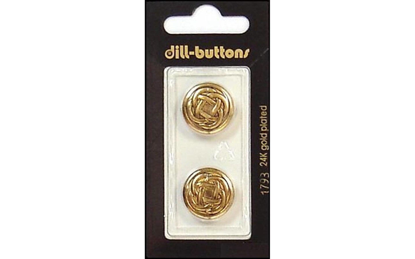 Dill Buttons 18mm 2pc Shank Antique Gold Metal | Michaels