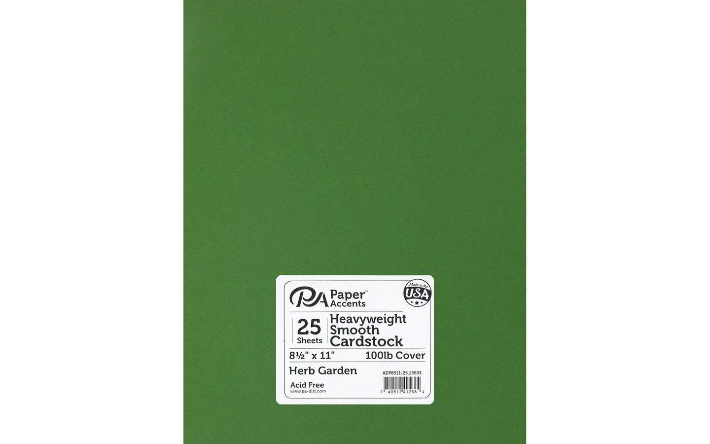PA Paper Accents Heavyweight Smooth Cardstock 8.5" x 11" Herb Garden ...