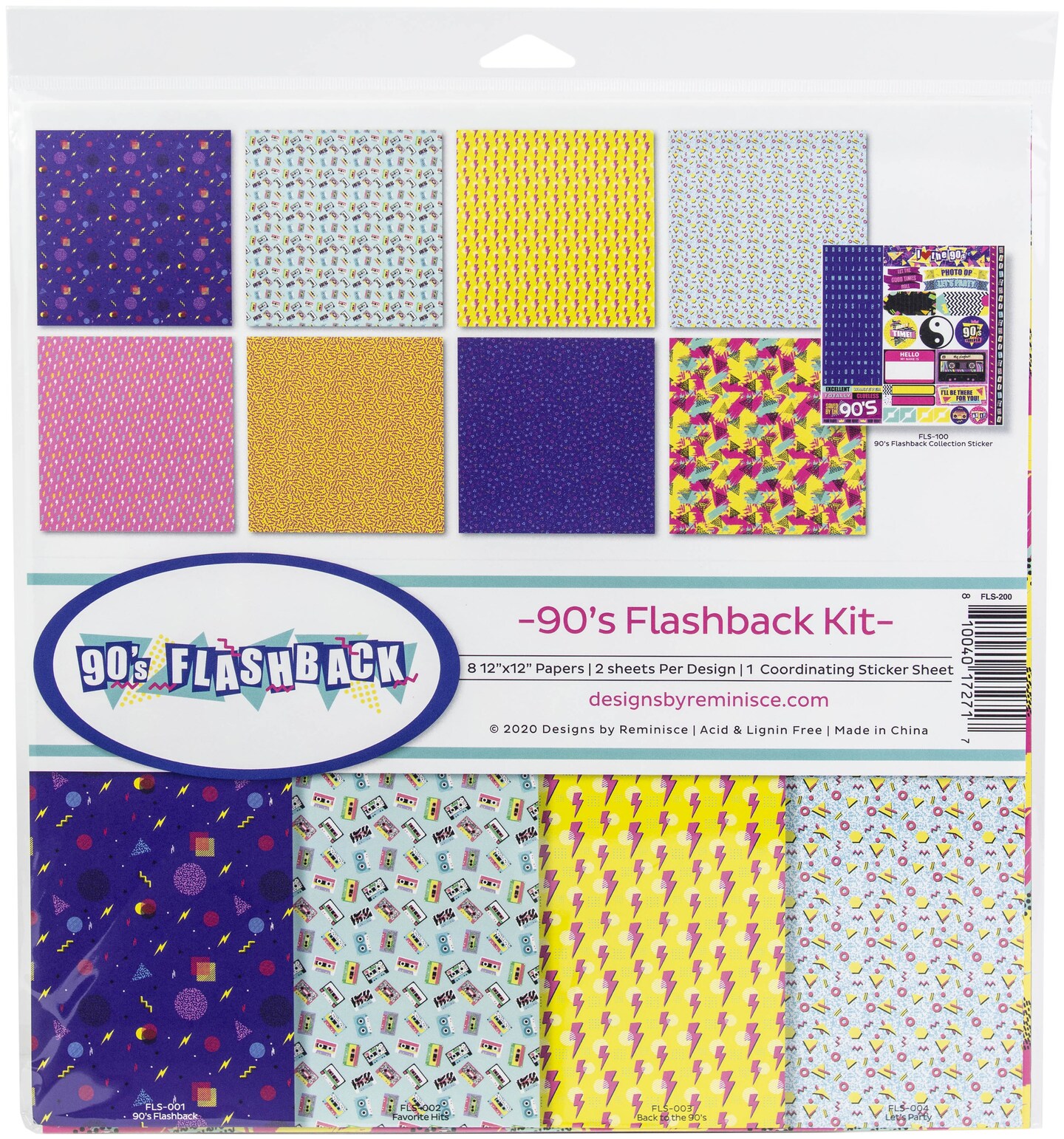 Reminisce Collection Kit 12"X12"-90'S Flashback | Michaels