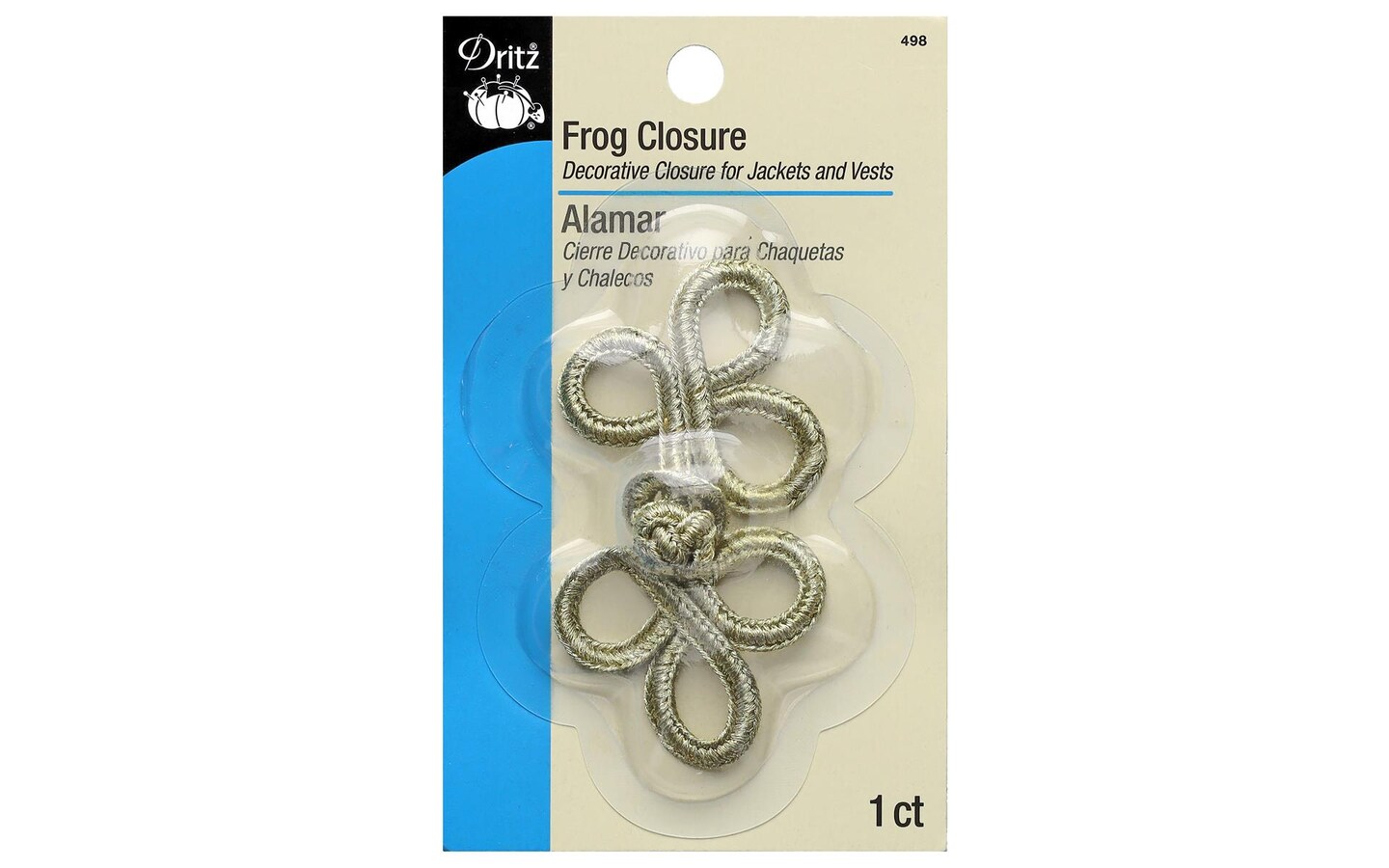 Dritz Frog Closure 3 Loop 3" Gold | Michaels