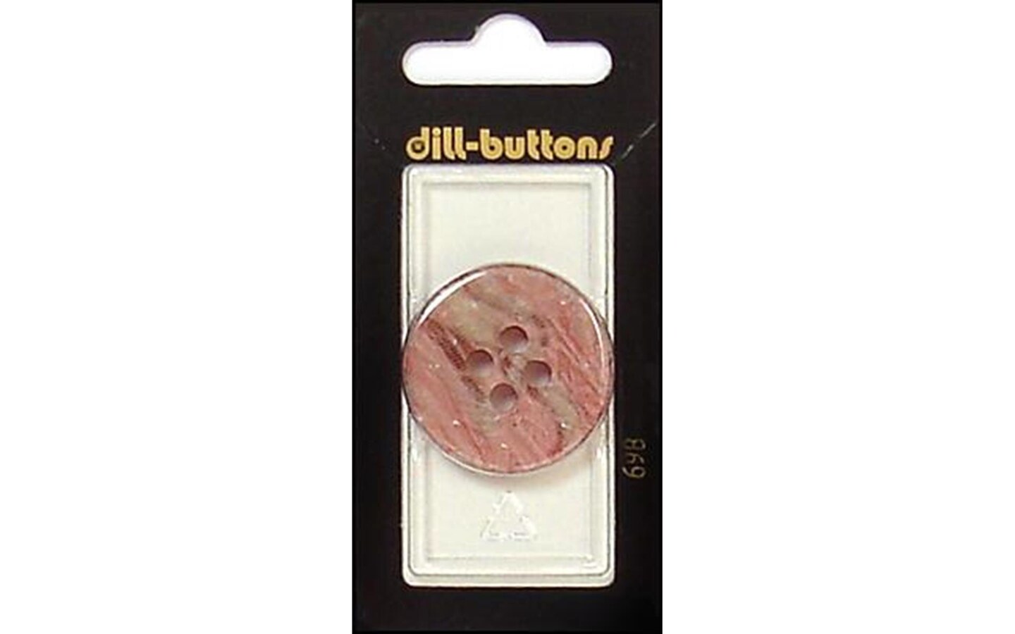 Dill Buttons 30mm 1pc 4 Hole Mauve | Michaels