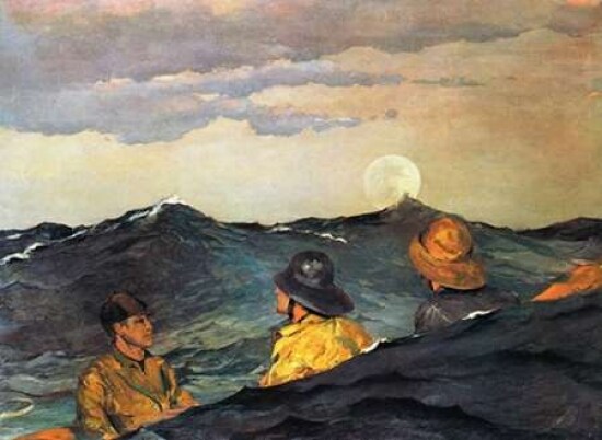 Kissing The Moon Poster Print by Winslow Homer - Item # VARPDX373238 ...