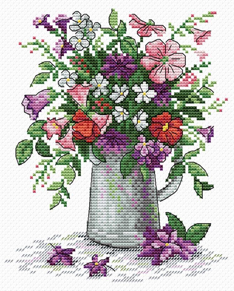 Flower Lightness SM-075 Counted Cross Stitch Kit | Michaels