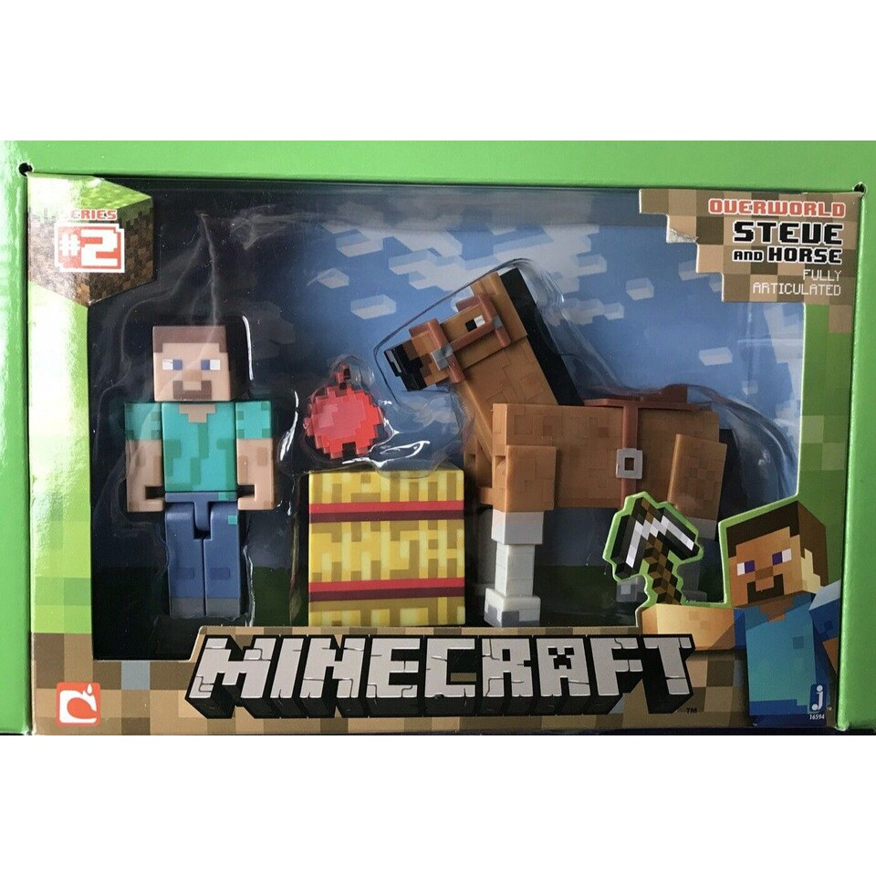 Partytoyz Inc Minecraft Series 2 Overworld Hostile Mobs and Steve and ...