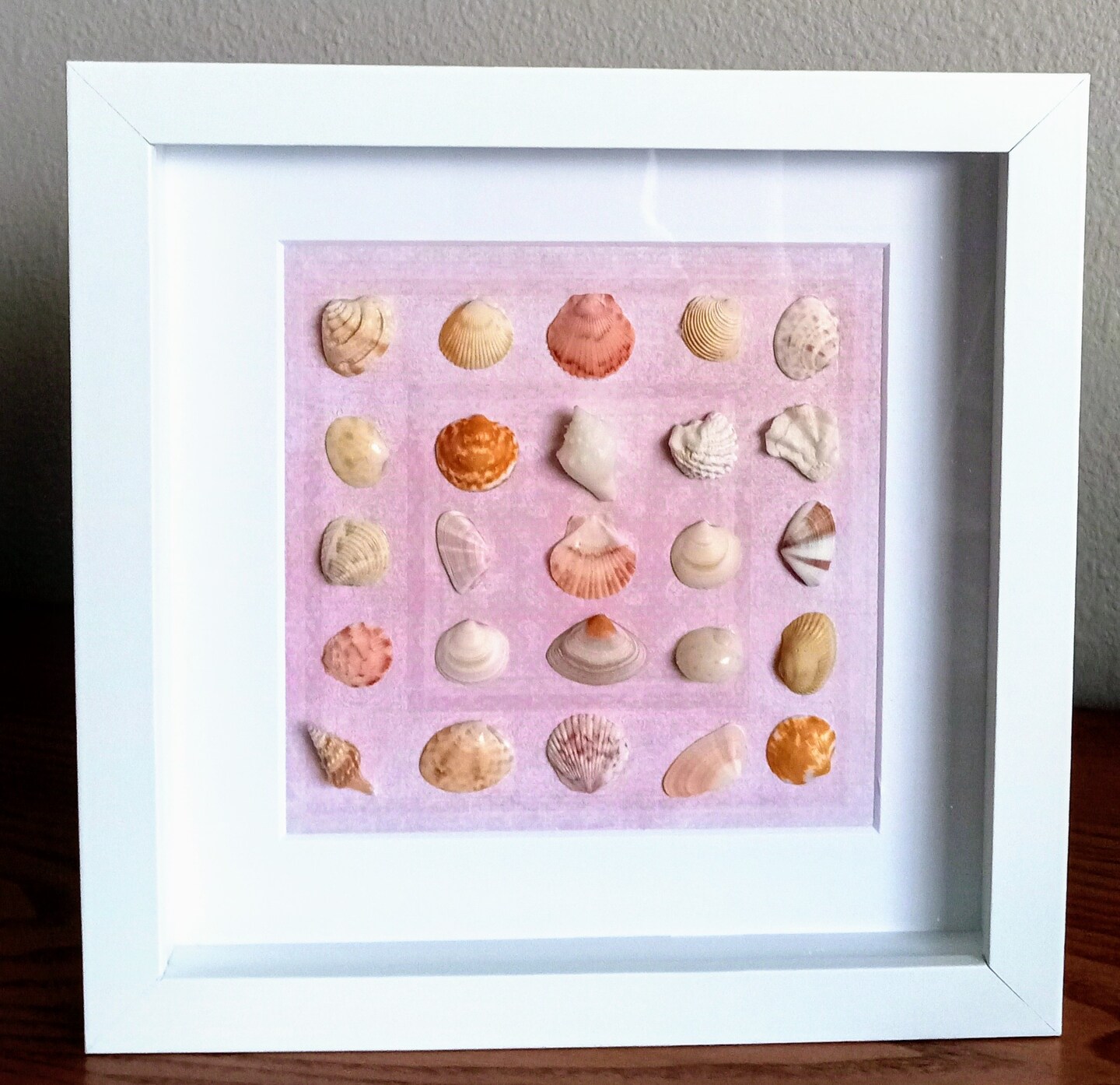 8x8 Shadow Box Framed Seashell Art | MakerPlace by Michaels
