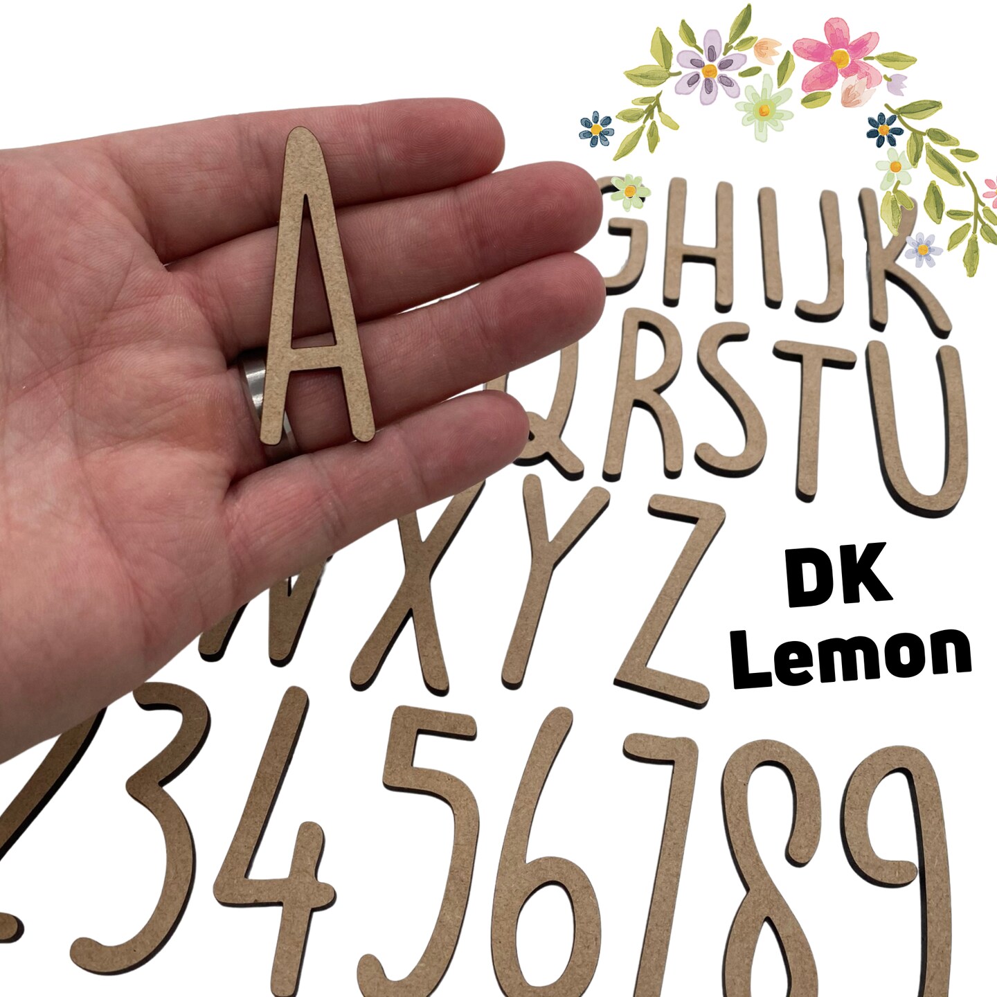 Small DK Lemon Font | Simple Letters | Cute Letters | Wood Crafts ...