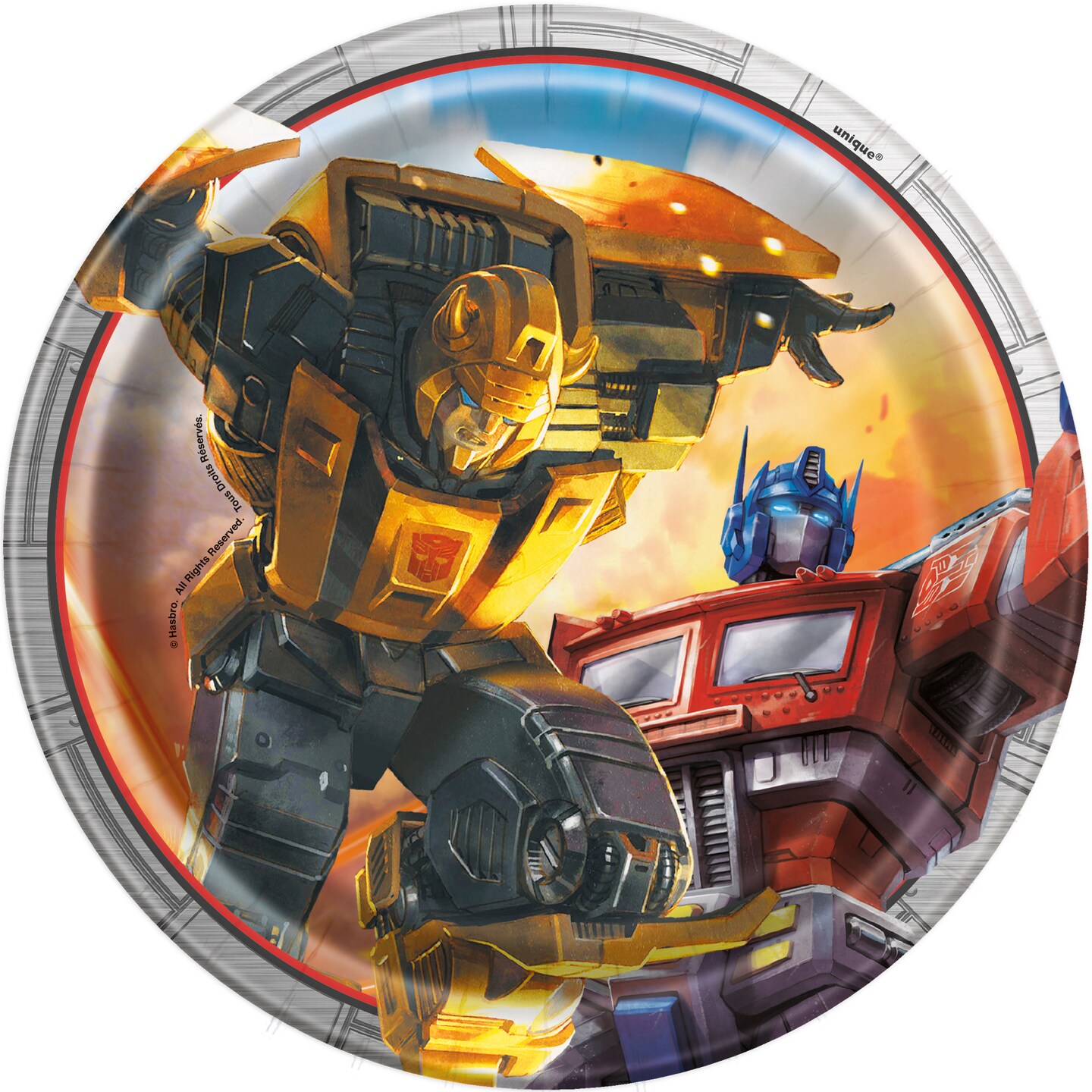 Transformers Round 7" Dessert Plates, 8ct | Michaels
