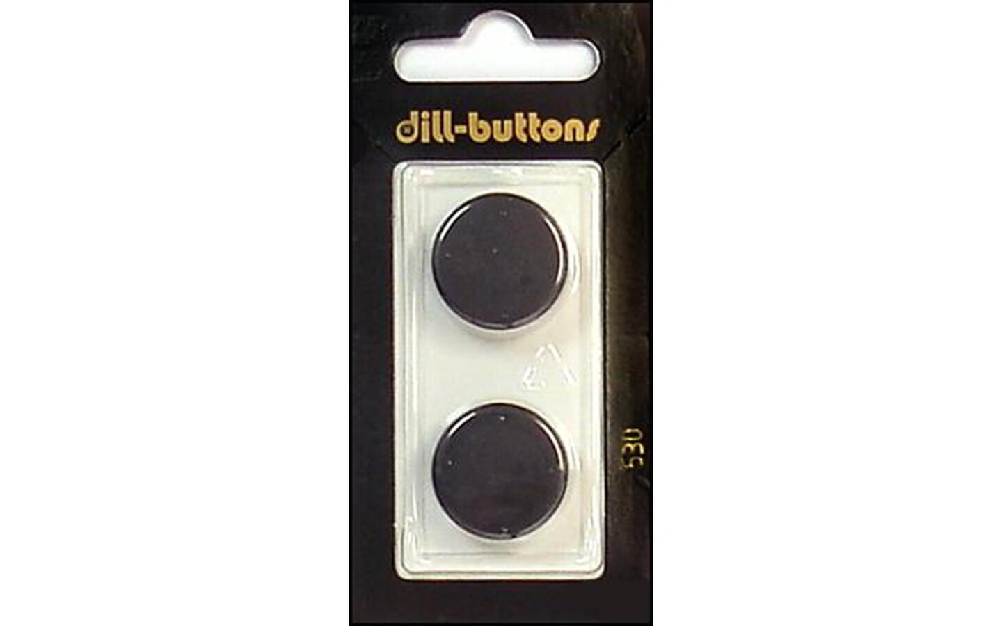 Dill Buttons 20mm 2pc Shank Black | Michaels