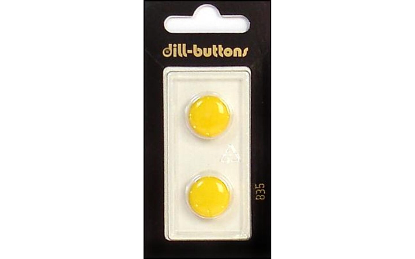 Dill Buttons 15mm 2pc Shank Yellow | Michaels