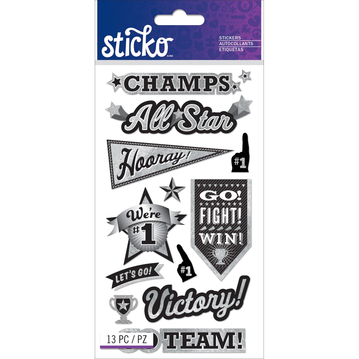 Sticko Stickers-Sports Words | Michaels
