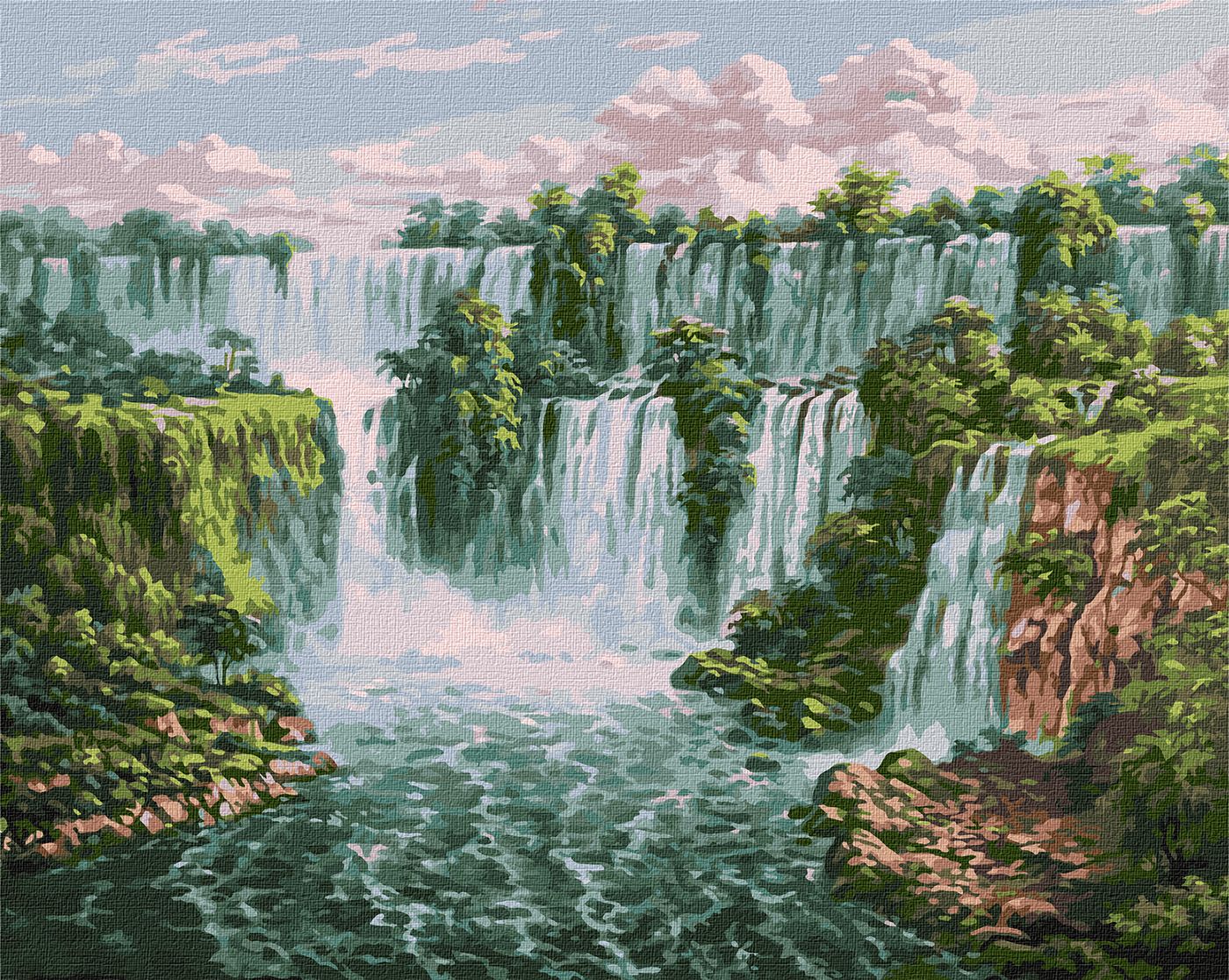 Painting by Numbers kit Scenic waterfall KHO2878 | Michaels