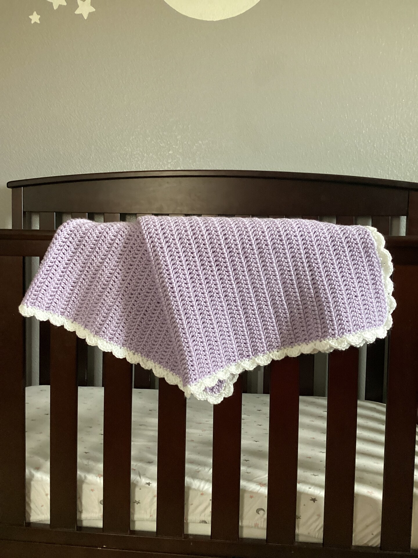 Solid lilac baby blanket | MakerPlace by Michaels