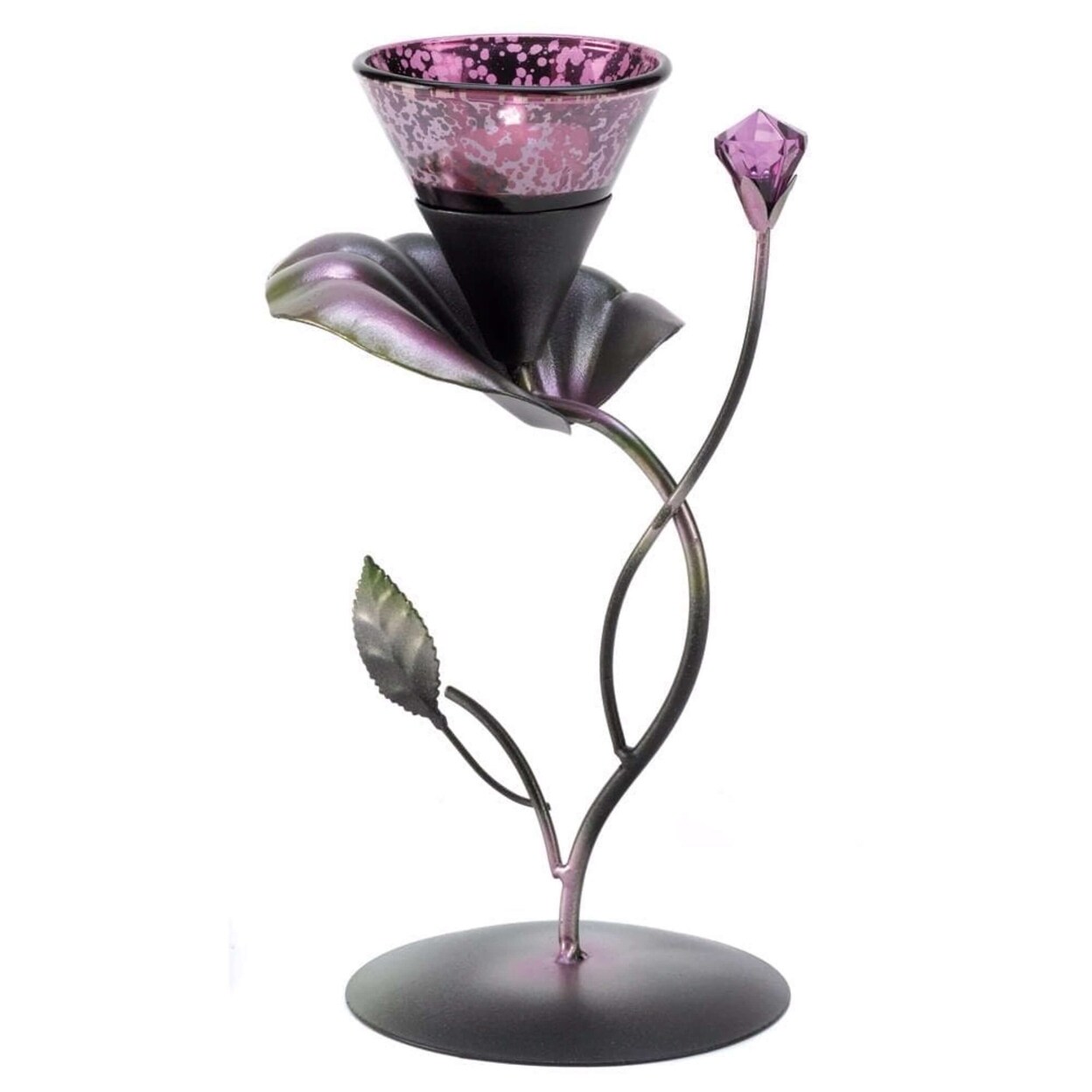 Gallery Of Light Lilac Lily Pad Tealight Holder, Color: Purple | Michaels