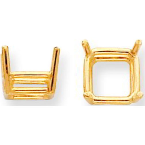 14K Gold 4 Prong Princess Setting 3.3mm | Michaels