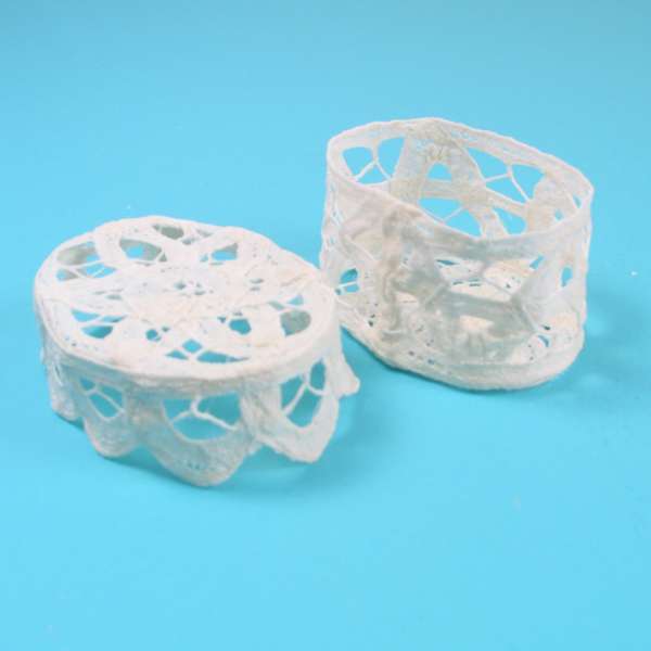 Battenburg Oval Box - White - Small | Michaels