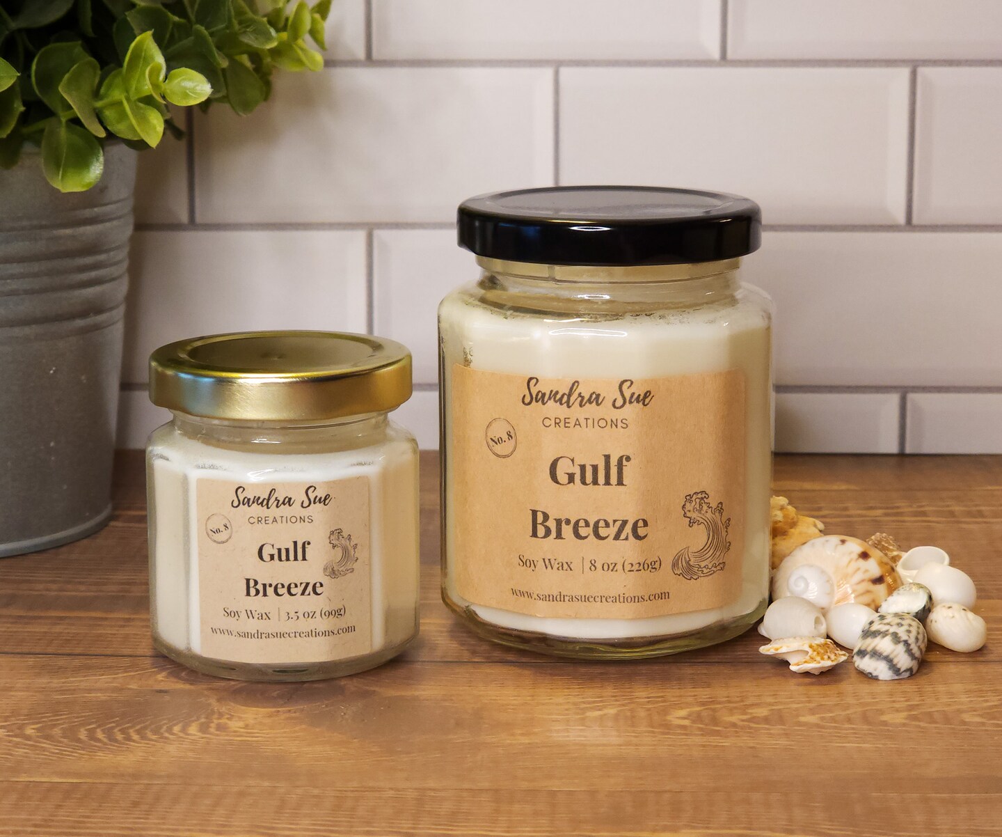 Gulf Breeze Soy Candle | All natural soy candle | 2 sizes available ...