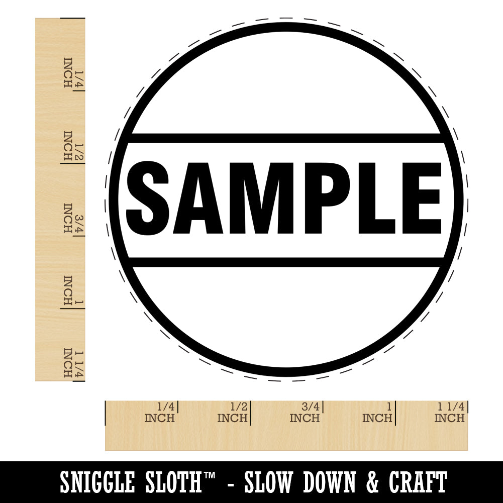 Sample Label Rubber Stamp for Stamping Crafting Planners | Michaels