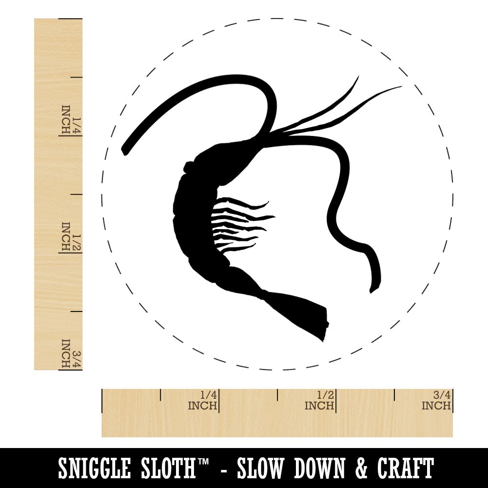 Shrimp Solid Rubber Stamp for Stamping Crafting Planners | Michaels