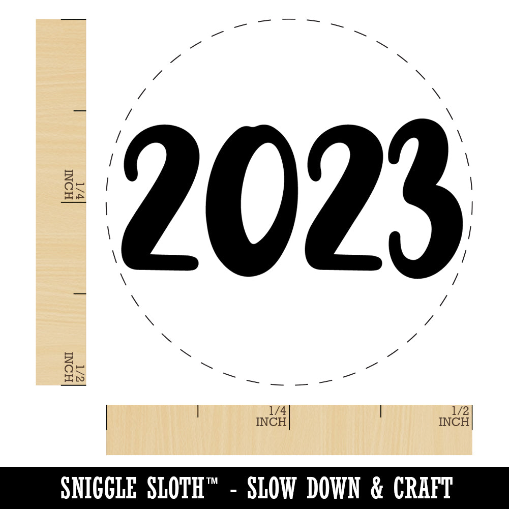 2023 Fun Text Rubber Stamp for Stamping Crafting Planners | Michaels