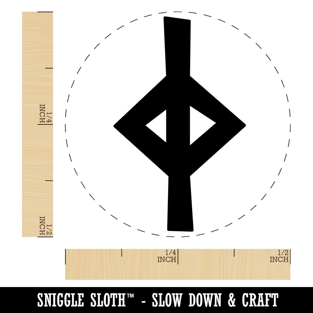 Norse Viking Dwarven Rune Letter J Rubber Stamp for Stamping Crafting ...