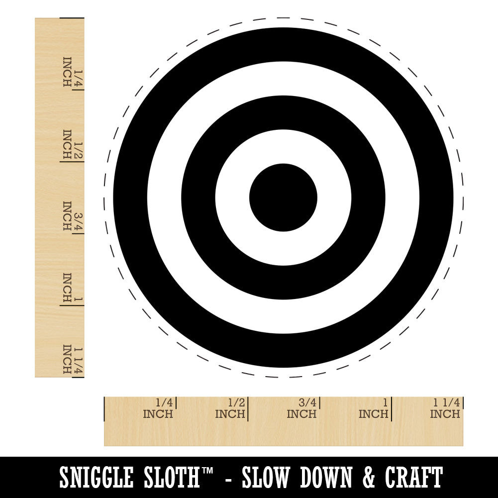 Bullseye Target Rubber Stamp for Stamping Crafting Planners | Michaels