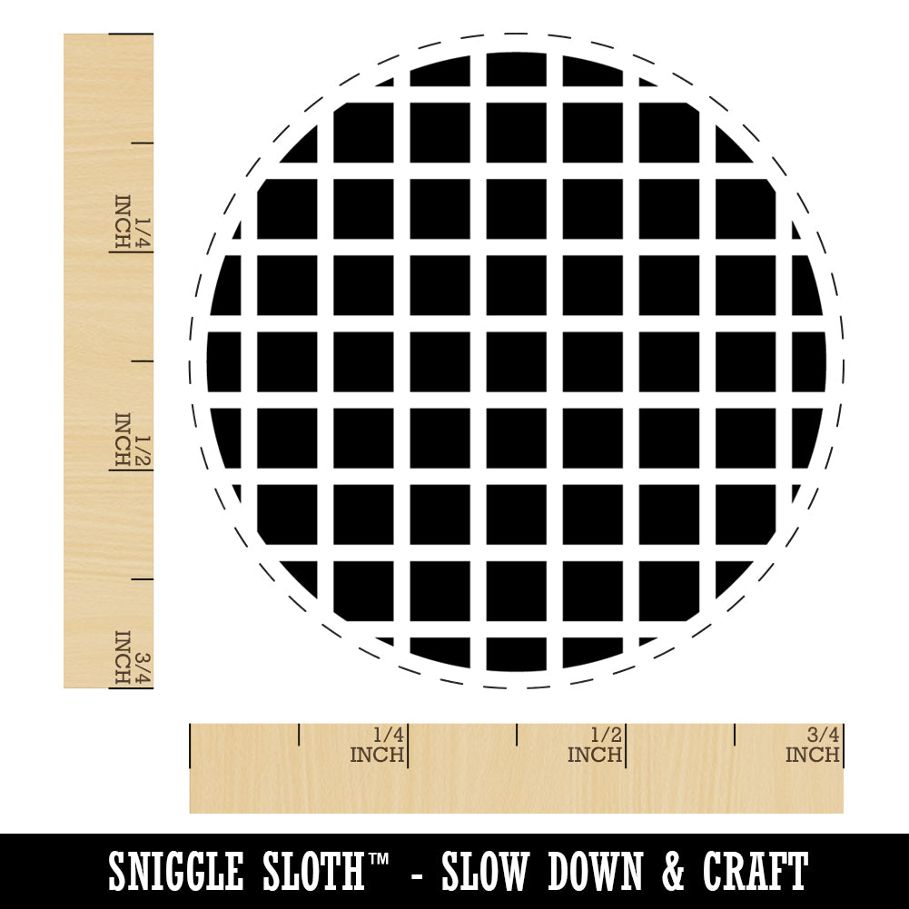 Geometric Mesh Circle Rubber Stamp for Stamping Crafting Planners ...