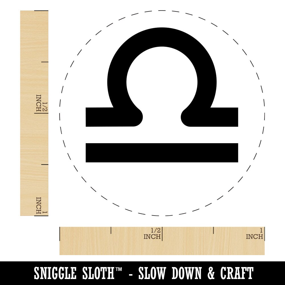 Libra Horoscope Astrological Zodiac Sign Rubber Stamp for Stamping Crafting Planners | Michaels