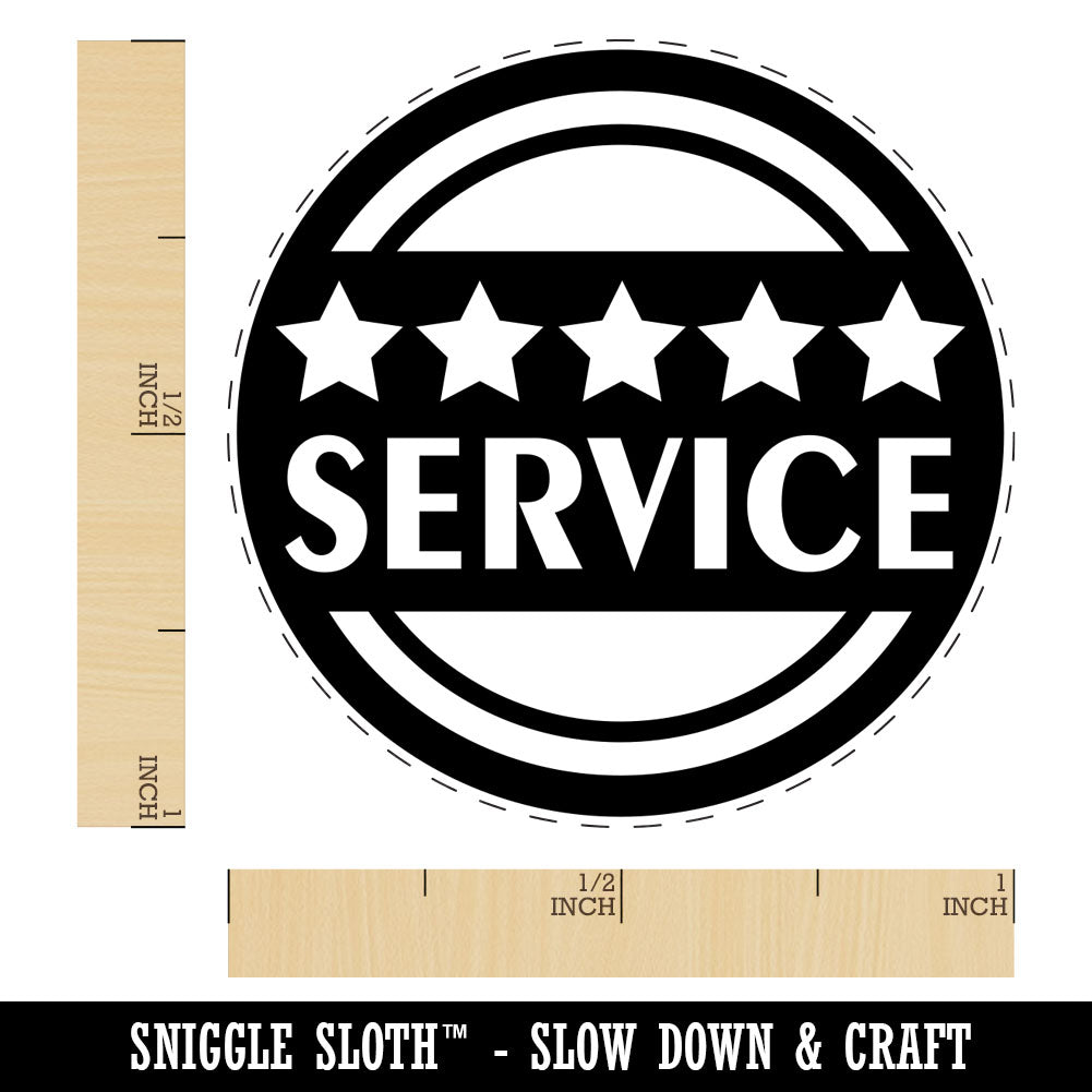 Five Star Service Rubber Stamp for Stamping Crafting Planners | Michaels