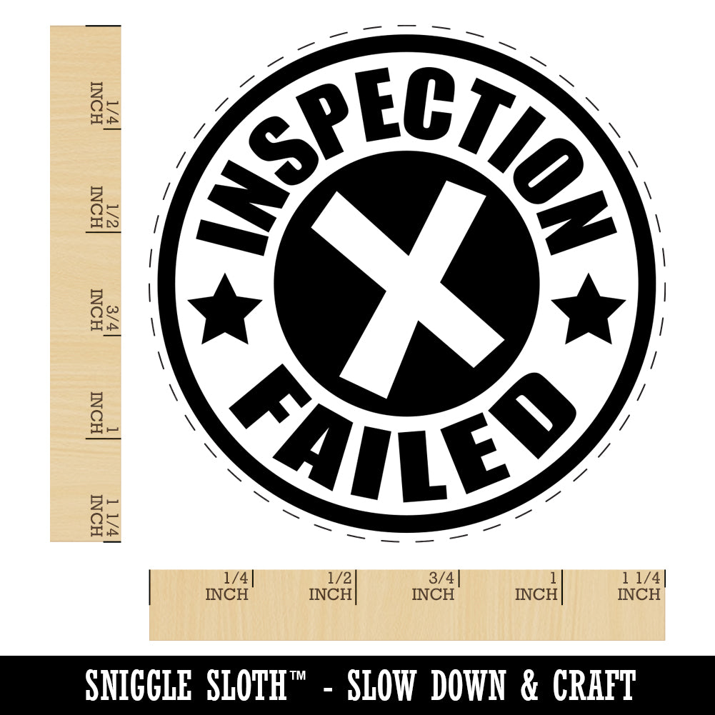 Inspection Failed Rubber Stamp for Stamping Crafting Planners | Michaels